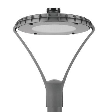 China Solar Post Top Light 30W-150W Courtyard Light IP66 IK09 CCT6500K Garden Light Used In Parks And Walk Paths for sale