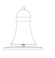 China Die-casting Aluminum Garden Light Waterproof IP66 With Low Lampshades And DALI Optional Courtyard Lights Used For Parks And Streets for sale