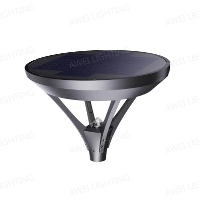 China 12.8V 36AH Battery Die-cast Aluminum Solar Courtyard Light With Push Button Switch Used In Parks. for sale