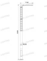 China Hybrid Solar Technology With MPPT Solar Controller Solar Street Light With 5-7 Years' Warranty Used In Urban Roads for sale