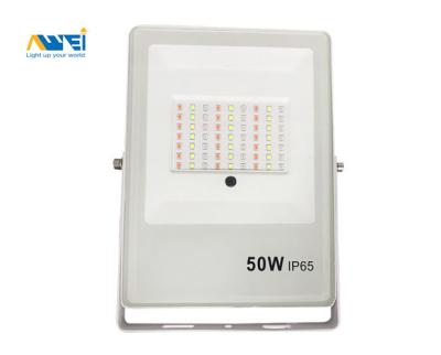 China 10w 20w 30w 50w 100w Thin Style Garden Flood Lights Aluminium With Black Housing for sale