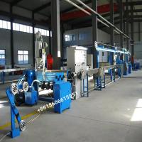 China 1000m/Min Line Speed Pvc Cable Extruder Machine For 1.5-16mm2 With Plc Control for sale