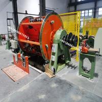 China Bare Al / Cu Wire Rigid Stranding Machine Dual Wheel Capstan 6b - 36b Stranding Cage for sale