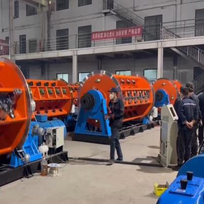 China Large Rigid Cage Cable Stranding Machine Line JLK500/8+12+24 200r/Min for sale