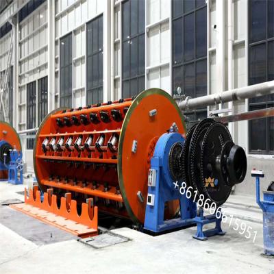China JLK-400/48+48 Flat Steel Wire Armoring Machine Easy Operating for sale