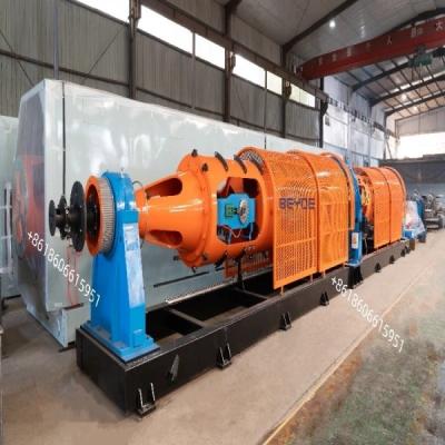 China High Speed Tubular Stranding Machine For 7 Wire Low Density Oil Lubrication And Separate AC Variable Frequency Motor for sale