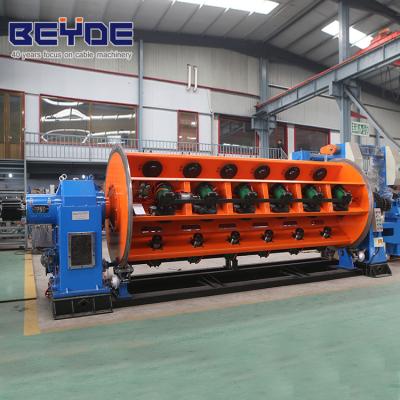 China Tubular Rigid Stranding Machine Taping Head With Auto Loading Bobbins for sale