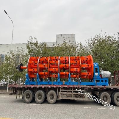 China KJY Cradle Type Steel Wire Armouring Machine 500/48+48 Bobbins for sale
