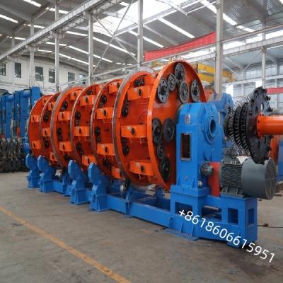 China Power Cable Steel Wire Armoring Machine PLC+HMI​ With Recipe Storage for sale