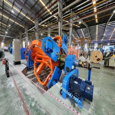 China Laying Up Machine Equipped with Pneumatic Capstan Length Metering and Auto Stop on Fault for Multi Core Cable Production and Assembly for sale