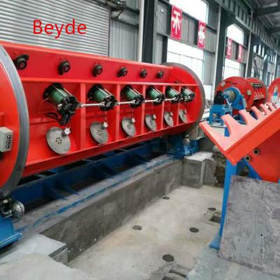 China Professional Rigid Stranding Machine 500 1+12 Reels Single Lifting And Unlifting With Pneumatic Brake System for sale