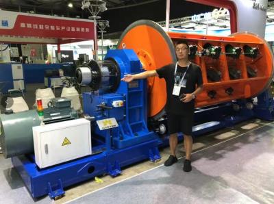 China Independently Motorized Driving Rigid Stranding Machine JLK400/12+18+24 Spool for sale