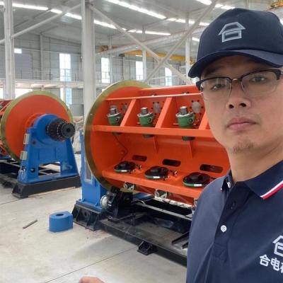 China Sgs Wire Twisting Rigid Stranding Machine For Sector / Round Conductor for sale