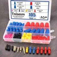 China Rubber Products for Moulding Processing Service Diverse 105 Sizes Silicone Plug and Colorful Cone Plug Set for sale