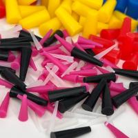 China Rubber Products for Moulding Processing Service Diverse 105 Sizes Silicone Plug and Colorful Cone Plug Set for sale