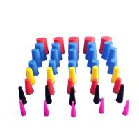 China Powder Coating Painting and Electroplating Silicone Tapered Stopper Plug with Temperature Resistance in Various Colors for sale