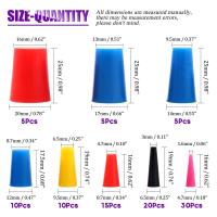 China Silicone Rubber Tapered Plug Assortment Kit for Masking Off Holes During Powder Coating Painting Media Blasting 100Pcs for sale