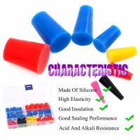 China 125pcs Silicone Rubber Tapered Plug Kit for Masking in Coating and Blasting Processing Service Moulding Assorted for sale