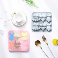 China Custom Logo 126 Cavity Silicone Gummy Ice Cube Mold-Cartoon Design Eco-Friendly Flexible for Party -Silicone Cake Mold for sale