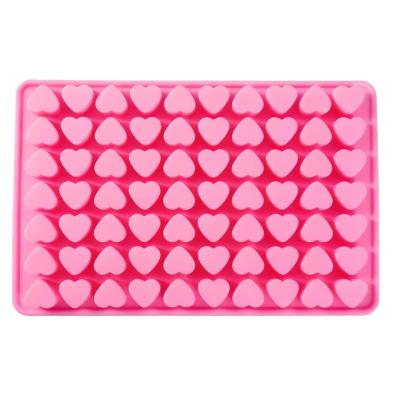 China Cartoon Sweet Heart Shaped Silicone Cake Mold Eco-Friendly and Adorable Design for Party for sale