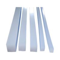 China Stock Wear Resistance White Flat Solid Sealing Strip for Round Anti-collision Shock Absorption Silicone for sale