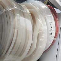 China Stock Wear Resistance White Flat Solid Sealing Strip for Round Anti-collision Shock Absorption for sale