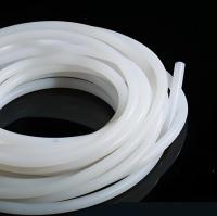 China Stock Wear Resistance White Flat Solid Sealing Strip for Round Anti-collision Shock Absorption for sale