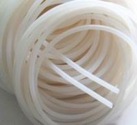 China 1.5mm White Silicone Rubber Solid Round Strip for Waterproof Sealing on Doors Windows and for sale