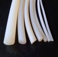 China 1.5mm White Silicone Rubber Solid Round Strip for Waterproof Sealing on Doors Windows and for sale