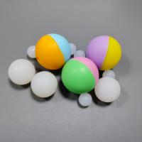 China Custom Moulding Service for Large-sized Solid Silicone Balls 25mm to 70mm Elastic and Soft Rubber Material for sale