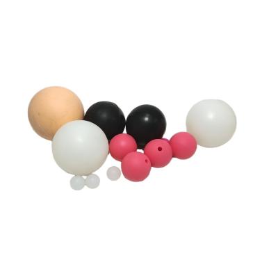 China 20mm Diameter White Silicone Ball Made from Medical and Food Grade Material for Moulding Requirements for sale