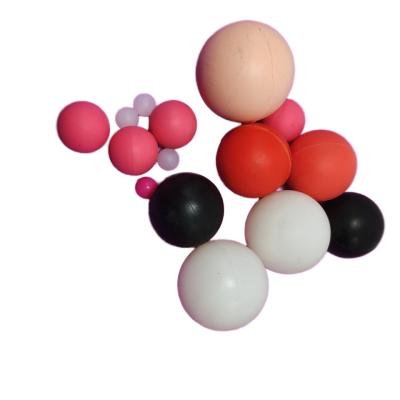 China Industrial Grade White Silicone Balls Food-Safe Dry Cleaning and Tennis Court Clearing with Wear-Resistant Vibrating Screen for sale