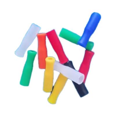 China Stainless Steel-Rubber Products 8mm Silicone Straws with and Home Application in Mind Food Grade Anti-Touch Teeth Sleeve for sale