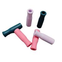 China Stainless Steel-Rubber Products 8mm Silicone Straws with and Home Application in Mind Food Grade Anti-Touch Teeth Sleeve for sale