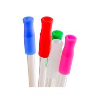 China Stainless Steel-Rubber Products 8mm Silicone Straws with and Home Application in Mind Food Grade Anti-Touch Teeth Sleeve for sale