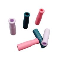 China Stainless Steel-Rubber Products 8mm Silicone Straws with and Home Application in Mind Food Grade Anti-Touch Teeth Sleeve for sale
