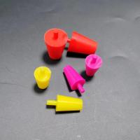 China Anti-Aging High Temperature Resistant Solid Silicone Carry Handle Tapered Plug for Plating Protection Colorful Multi-Size for sale
