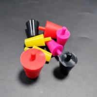 China Anti-Aging High Temperature Resistant Solid Silicone Carry Handle Tapered Plug for Plating Protection Colorful Multi-Size for sale