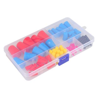 China Silicone Rubber Tapered Plug Coating Hole Painting Protection Stopper Tapered Stopper Processing Service Moulding 120 Pcs for sale