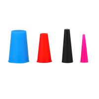 China Processing Service Moulding Customized 450 PCS Tapered Silicone Rubber Plugging Cap with Thread Hole for sale