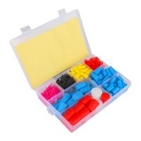 China High Temp Protective Tapered Plug Assortment Kit 350PCS Masking System Silicone Rubber Stoppers 9 Sizes Processing Service for sale