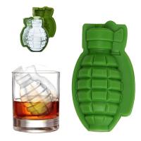 China 1 Piece SHUXIN YZ-73 Creative Disposable Silicone Grenade Shaped Cake Ice Mold Baking Tool for sale