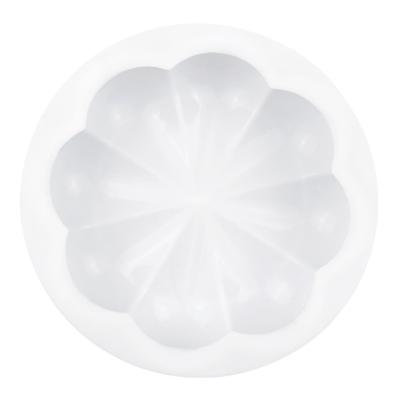 China Eco-friendly Oven Safe Silicone Baking Mold Eight-petal Flower Shape Hand Wash Only Model YZ-64 Cake Tools Type Moulds for sale