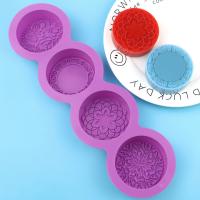 China ShuXin YZ-58 Silicone Soap Mold Rice Cake Mold for Handmade DIY Round-patterned and Care instructions Hand Wash Only for sale