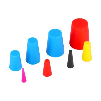 China Shore A Hardness Typically Between 30-70 Flexible Silicone Cap Silicone Plug Ideal for Industrial Sealing Applications Durable and Reusable for sale