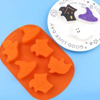 China Disposable Silicone Cake Mold for Halloween Care Instructions Hand Wash Only Number of Pieces 1 Modern Witch Hat Design for sale