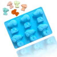 China 3D Eco-Friendly Reusable Silicone Animal Mould Irregular Snoopy Shape for Easy Cake Baking at Children's Birthday Parties for sale