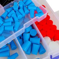 China 450pcs Colorful Silicone Tapered Plugs Set with Electroplated Hole Protection and Rubber Plug Box Moulding Service Solution for sale