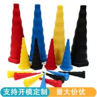 China Custom Shape Industrial Silicone Seal 8mm 6mm Open Hole Plug Corrosion Resistant Acid Alkali Test Tube Application for sale