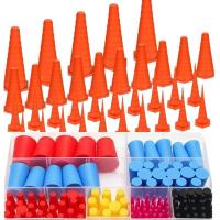 China Custom Shape Industrial Silicone Seal 8mm 6mm Open Hole Plug Corrosion Resistant Acid Alkali Test Tube Application for sale